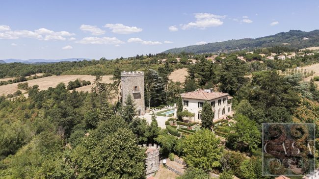 Villa & 13th Century Watchtower with Pool near Florence - Casa Tuscany