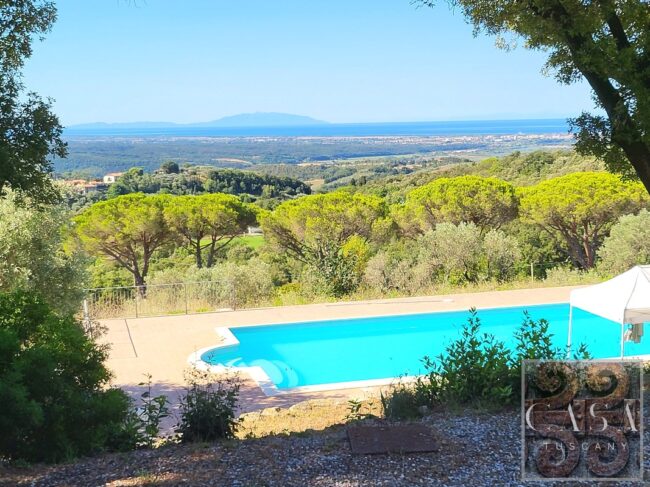 Liberty Villa with Pool & Sea View near Riparbella - Casa Tuscany